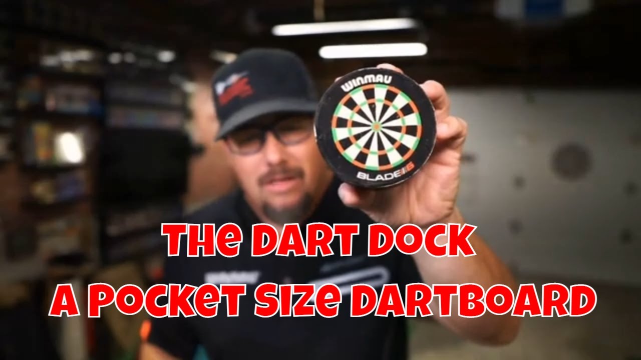 Winmau Dart Dock the Best Travel Dartboard. - YouTube