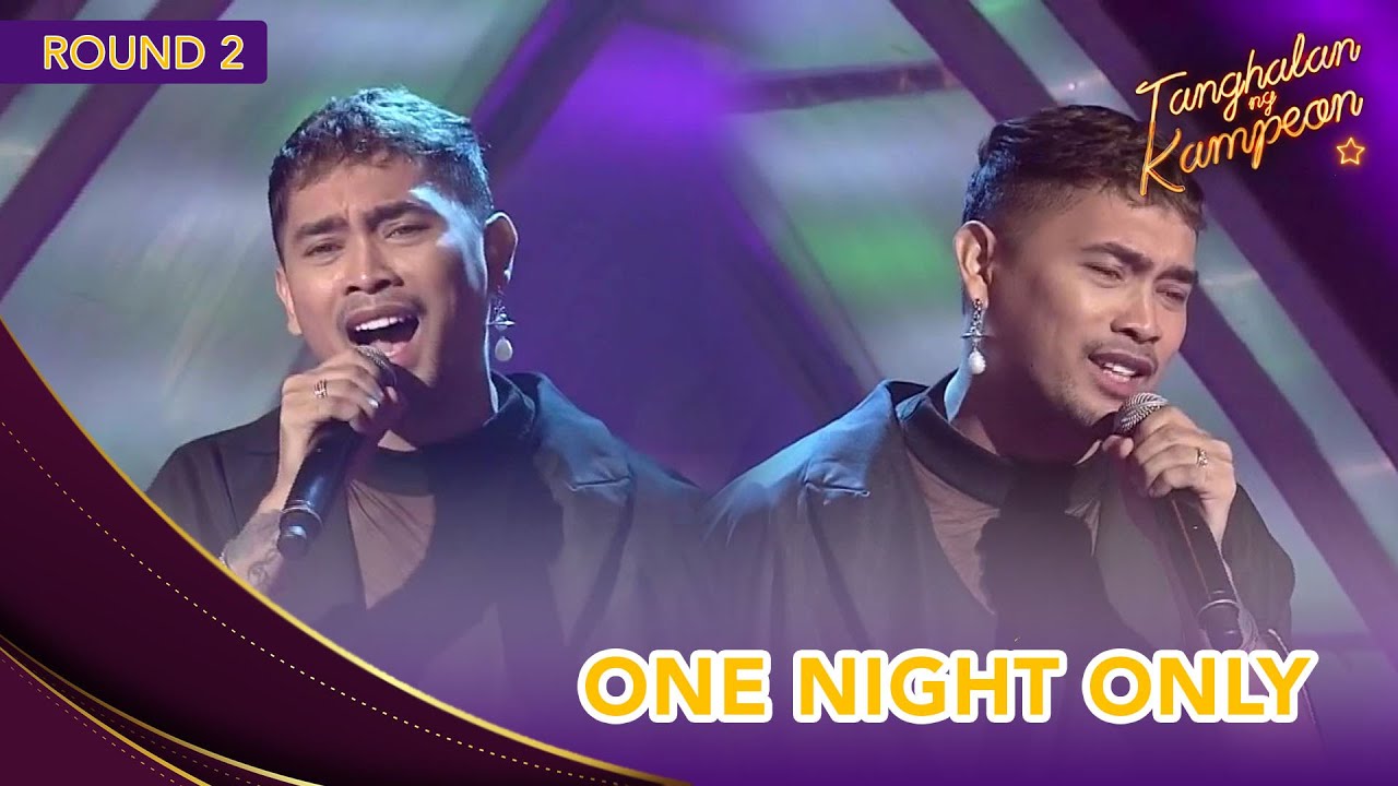 Aero Arro challenges the Kampeon with his rendition of 'One Night Only ...