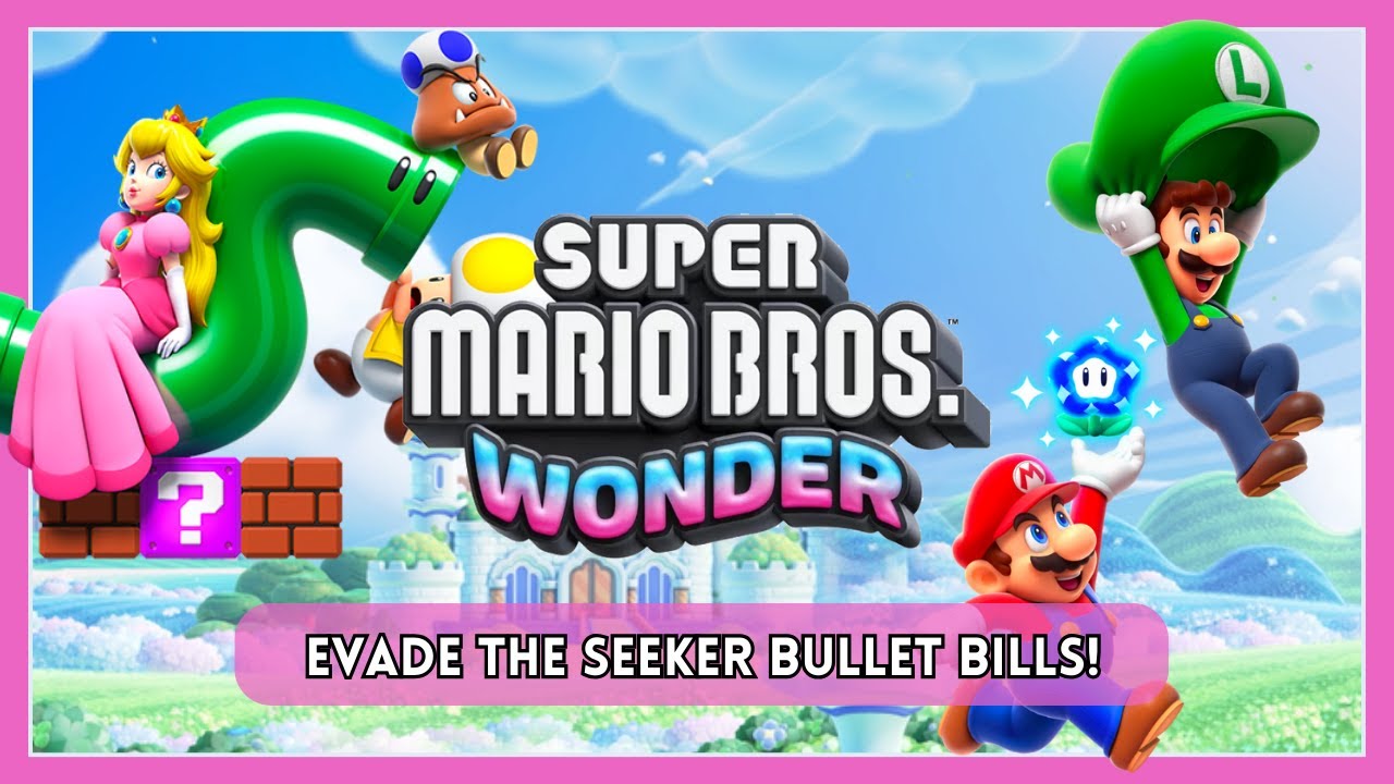 Super Mario Bros Wonder 🍄: Evade the Seeker Bullet Bills! - All Wonder ...