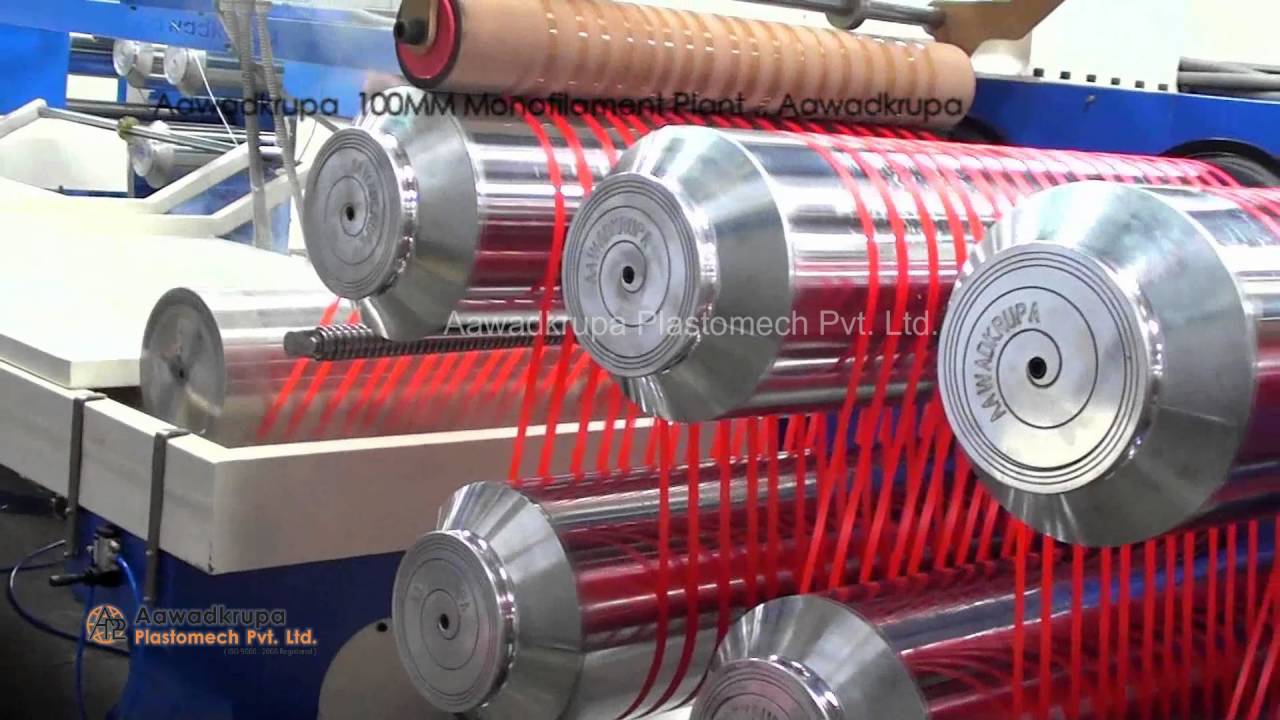 Monofilament Extrusion Plant - YouTube