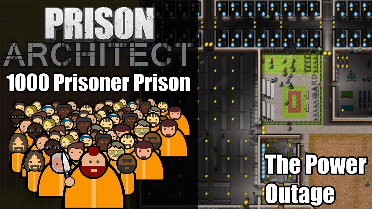 Solving the Power Outage - Prison Architect : 1000 Prisoner Prison #21 ...
