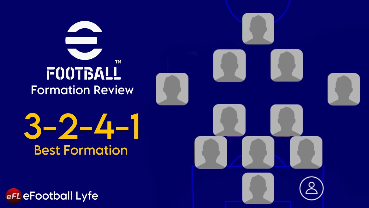 Best Formation 3-2-4-1 | Squad & Gameplay Review | eFootball 2023 ...
