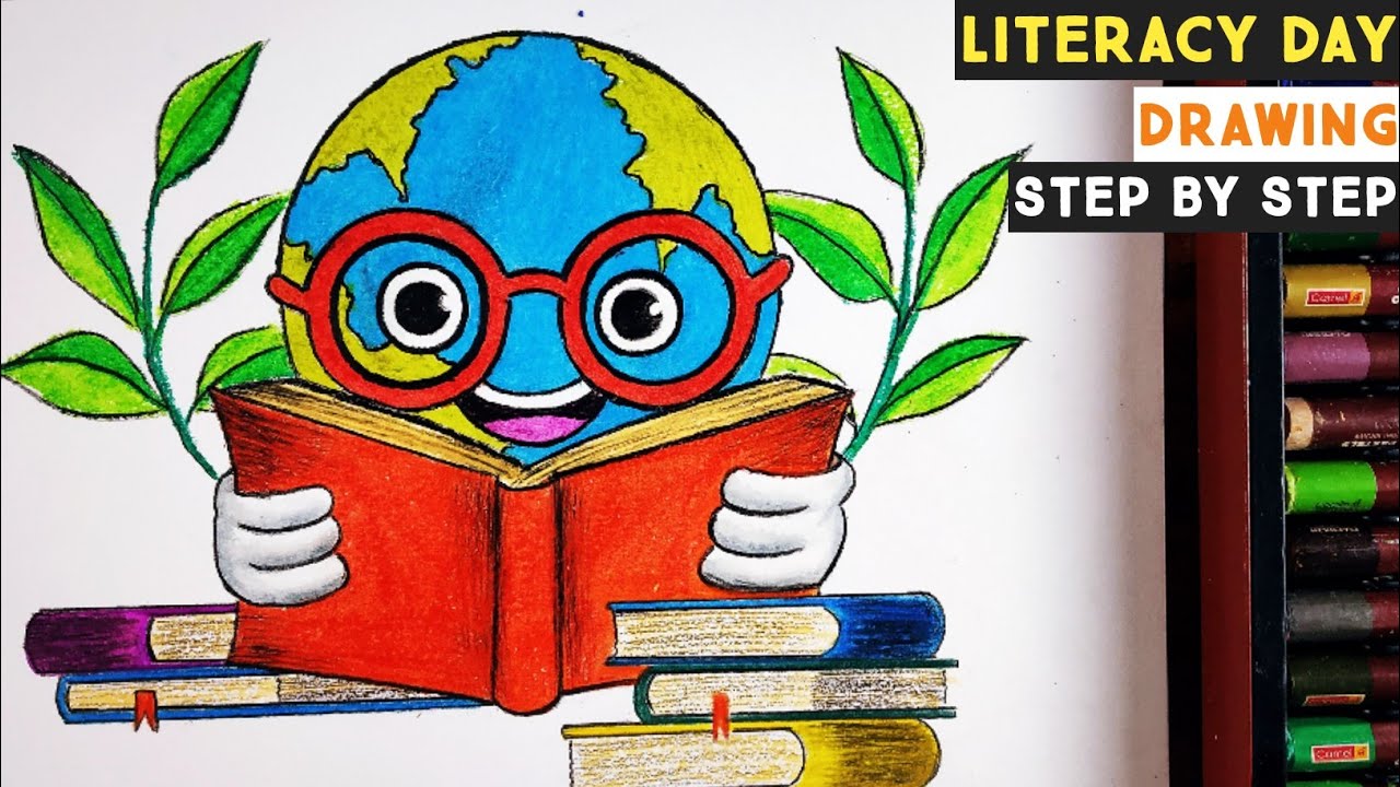 International Literacy Day Drawing How To Draw International Literacy international-literacy-day-drawing-how-to-draw-international-literacy
