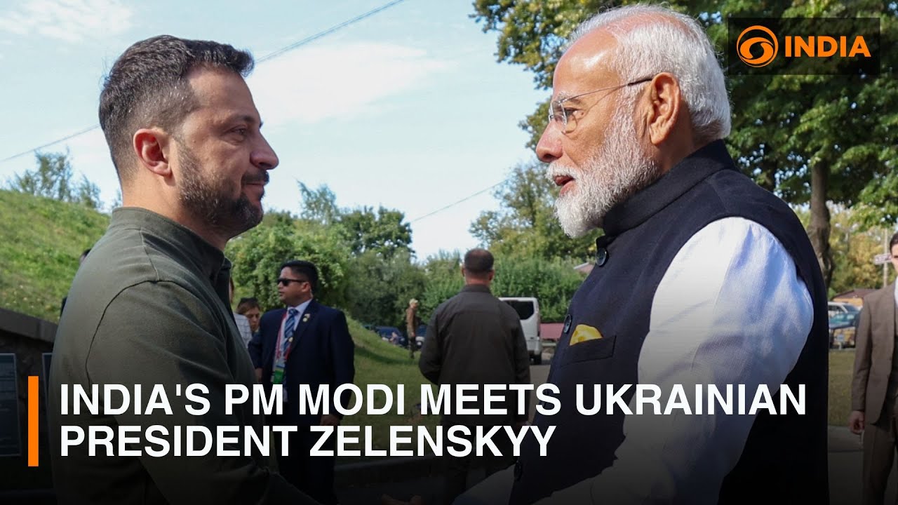 India's PM Modi meets Ukrainian President Zelenskyy | PM Modi in ...