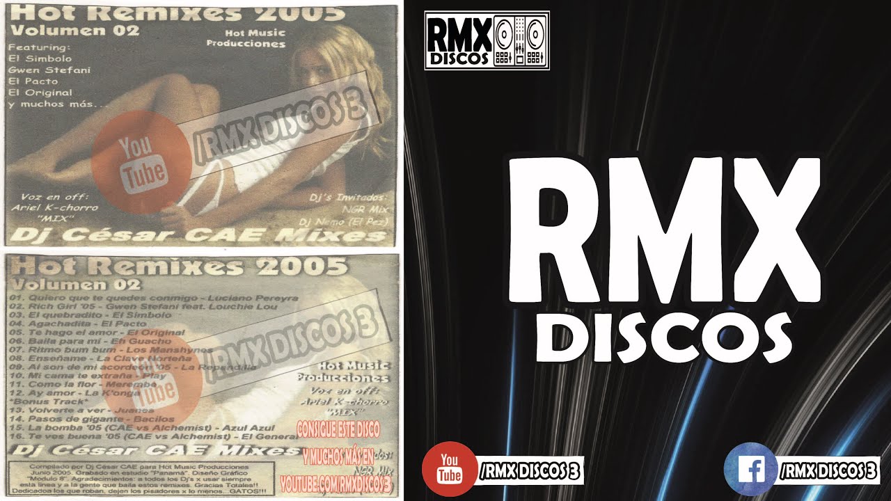 DEE JAY CESAR CAE - HOT REMIXES // RMX DISCOS - YouTube