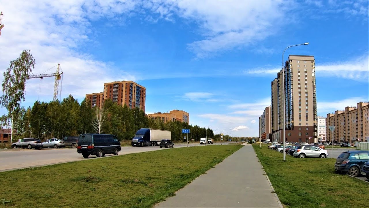 Novosibirsk - Walking New Krasny prospekt - Russia / Новосибирск 4К ...