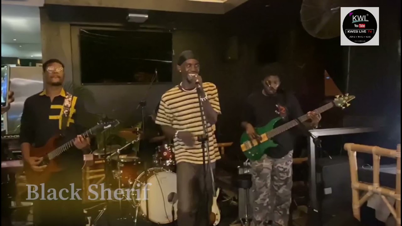 History! Black Sherif becomes first Ghanaian artiste to perform drill ...