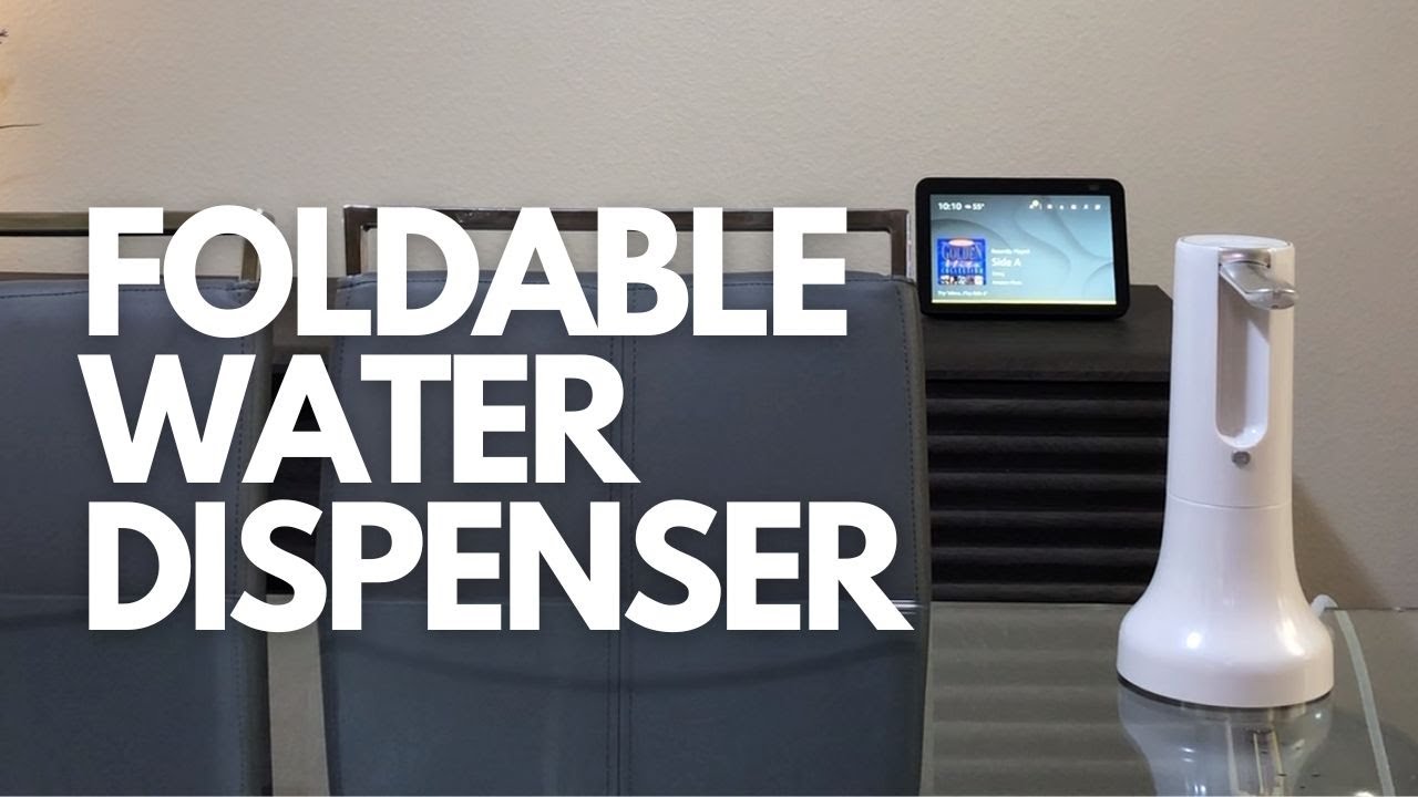 Foldable Water Dispenser - YouTube