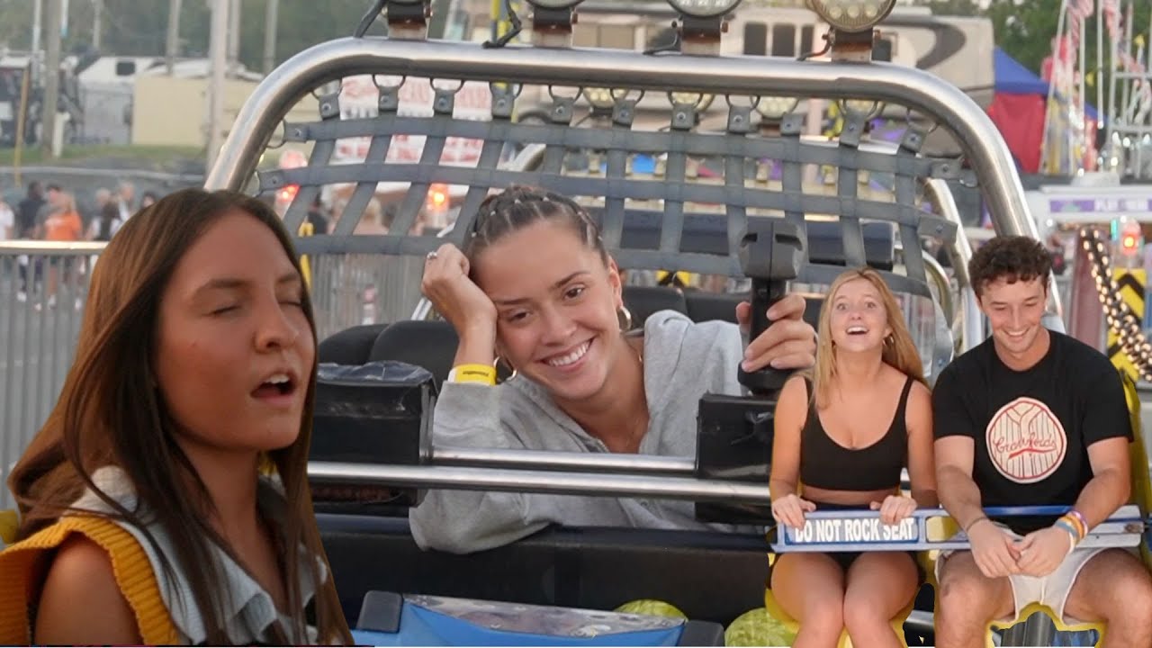 FAIR NIGHT// passed out on the scariest ride in the park - YouTube