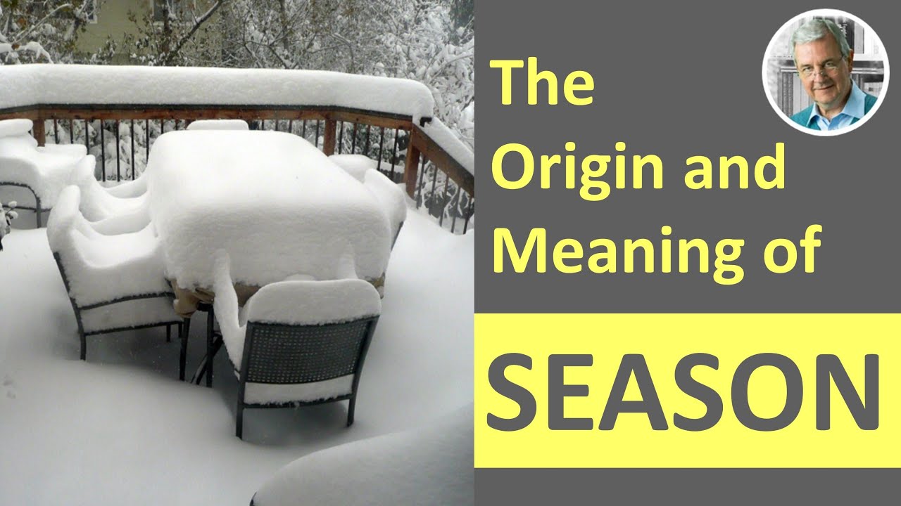 The Origin and Meaning of SEASON (3 Illustrated Examples) - YouTube