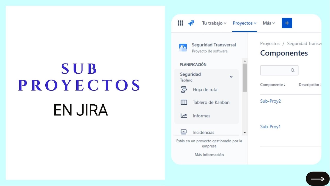 👩‍👧‍👧Cómo crear SUB-PROYECTOS en Jira | Jira Software🌱 - YouTube