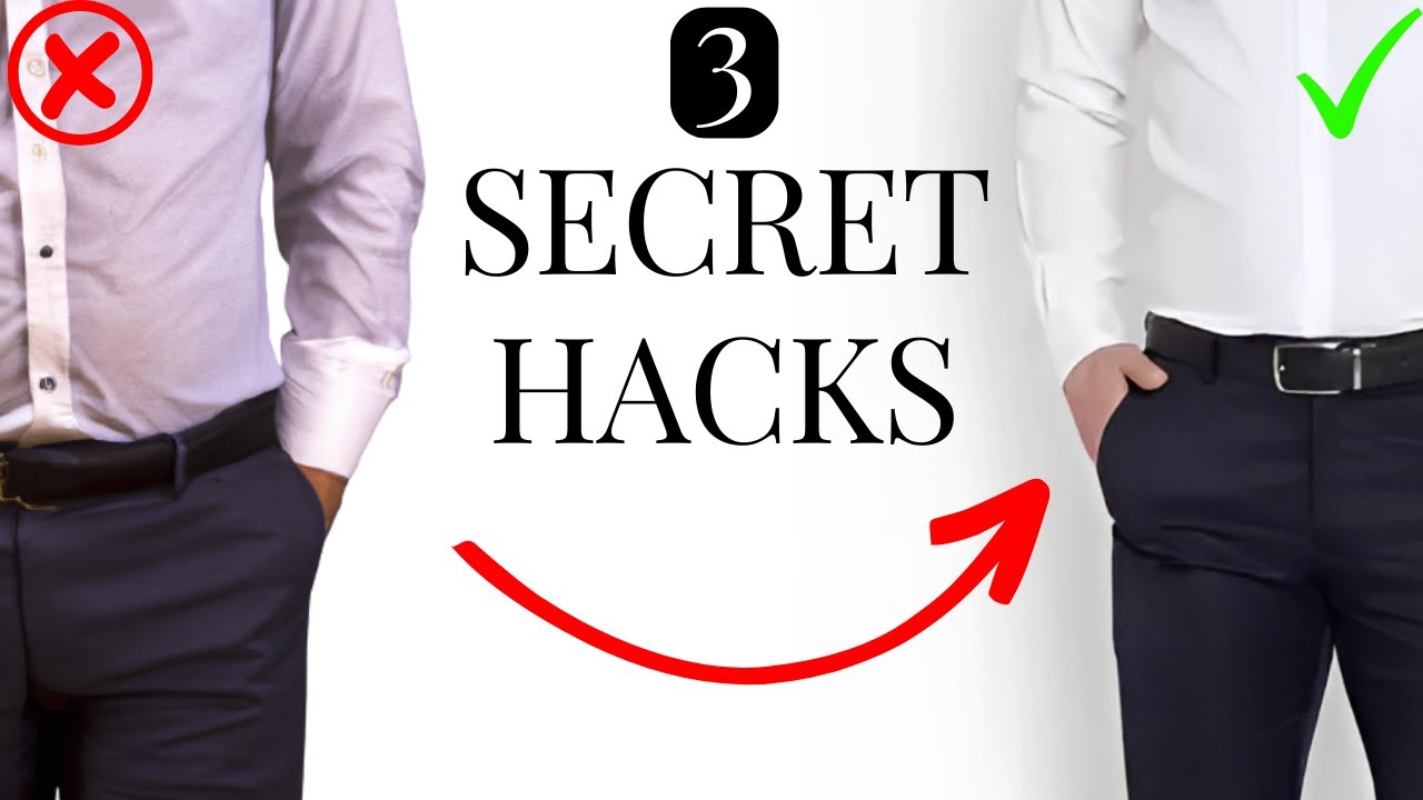 Tired of Loose Shirts |Here is Secret Trick to Keep Your Shirt Tucked ...