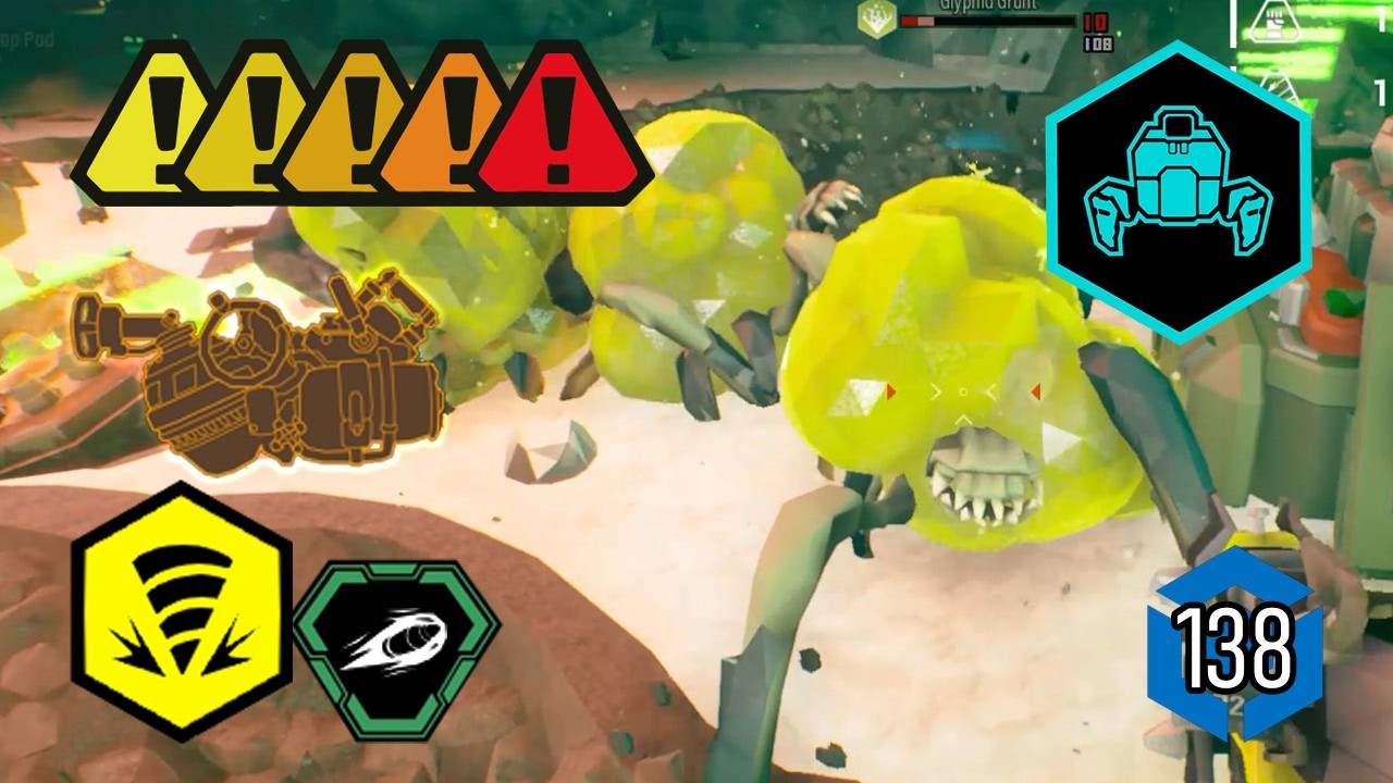 Deep Rock Galactic Hazard 5: Driller Salvage Op (AG Mixture, Subata Auto Fire) Radioactive Zone ...