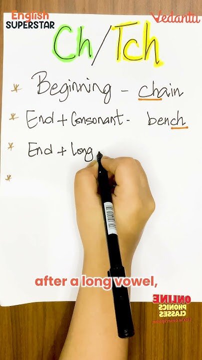 'ch' vs 'tch' : When to use them? | Phonics for Kids | Spelling Rules # ...