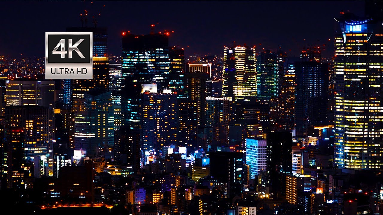 6 HOURS • City Skyline at Night in 4K UHD - YouTube