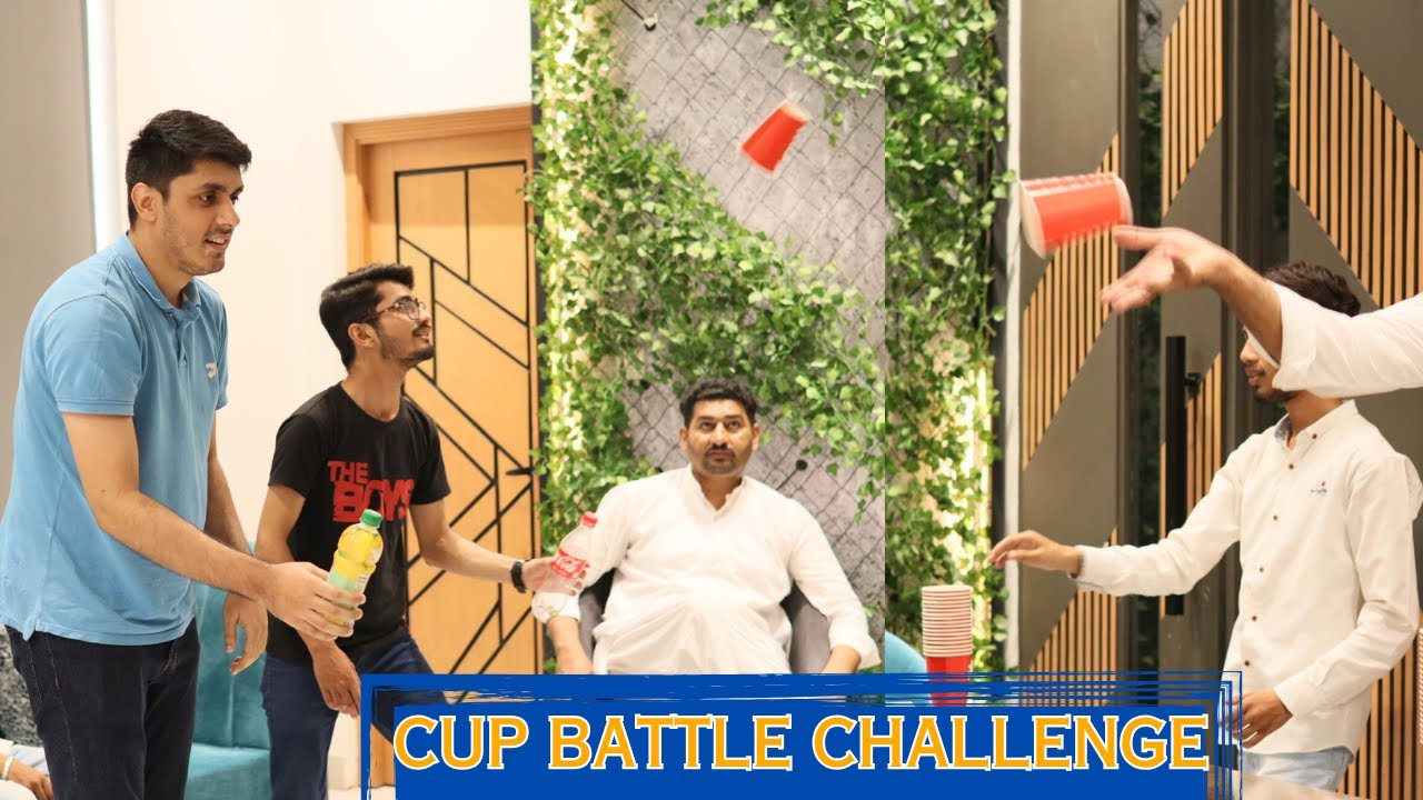 Cup Battle Challenge | fun & easy party games - YouTube