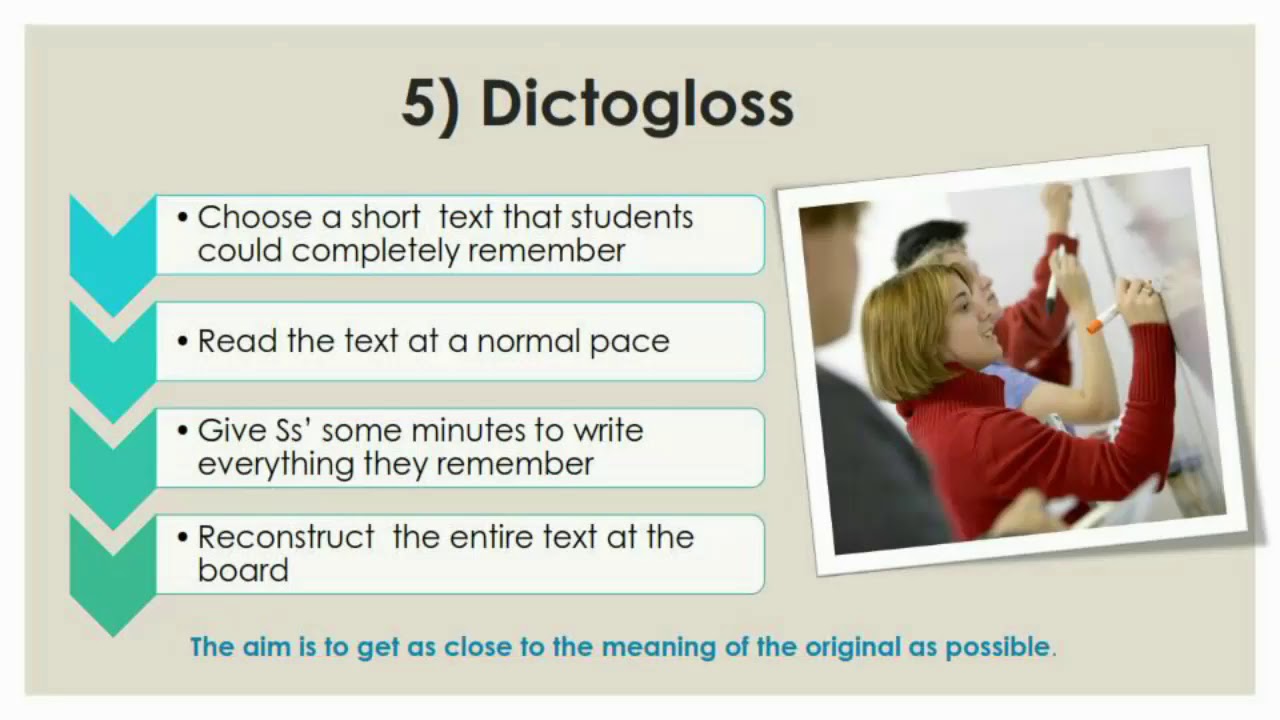 Dictation — Pair work - YouTube