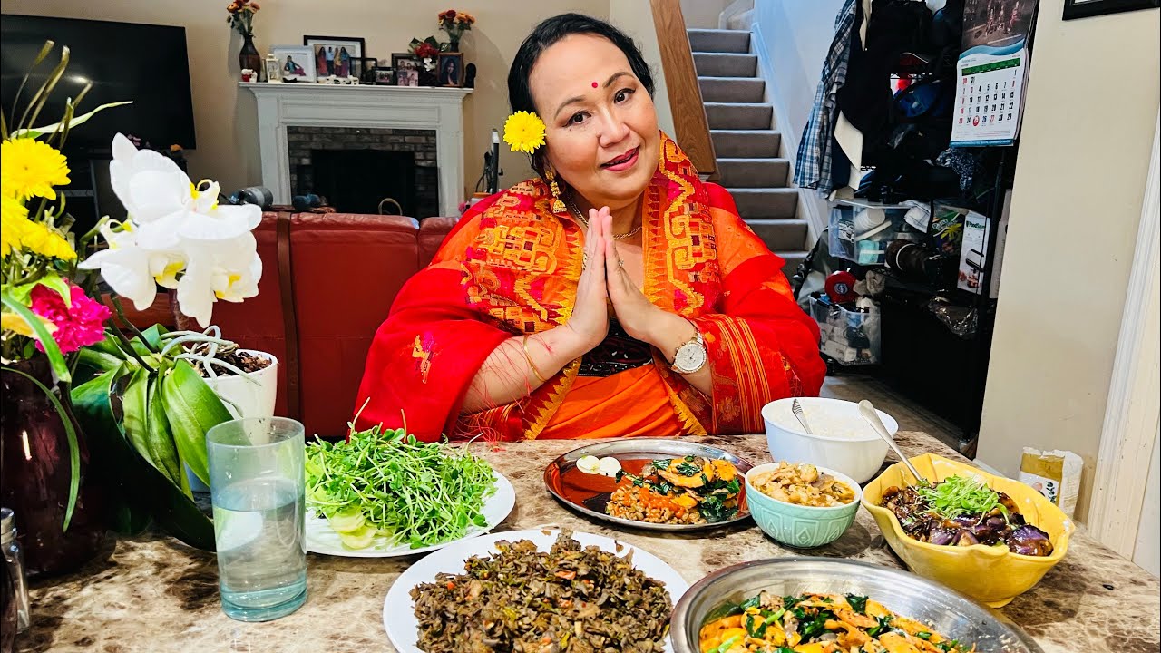 Haore Haore-245: kanglayen paknam, khamen/eggplant, shrimp, hawaijar ...