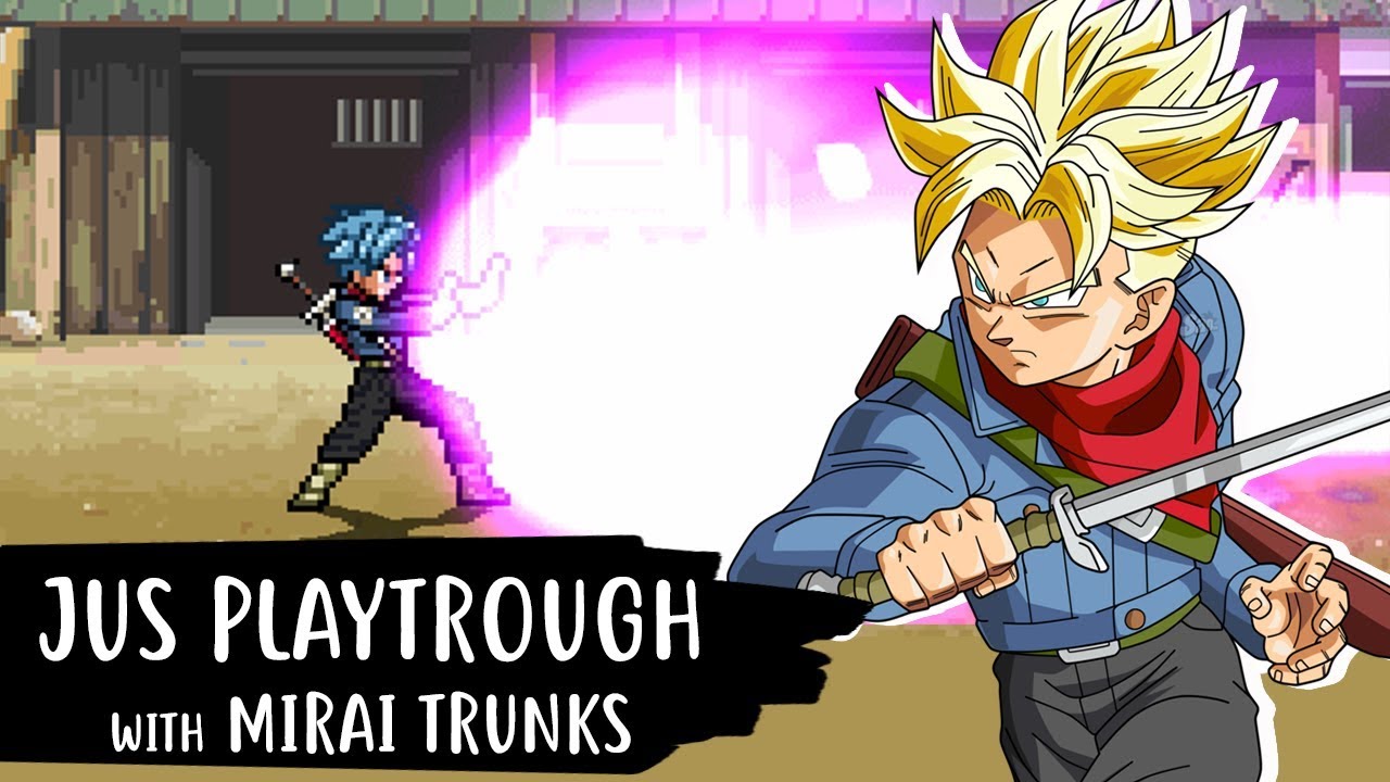 JUS MUGEN Mirai Trunks Playtrough - YouTube