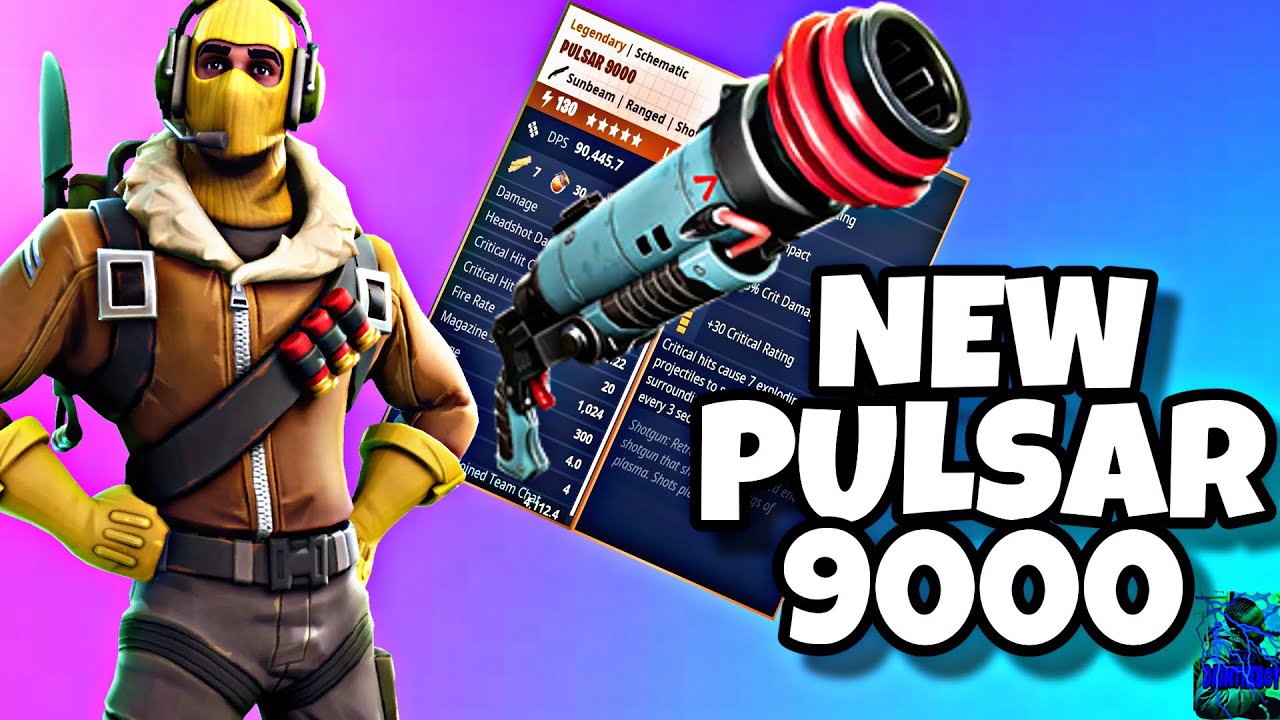 NEW PULSAR 9000 SHOTGUN | NOT WHAT I EXPECTED | FORTNITE SAVE THE WORLD ...