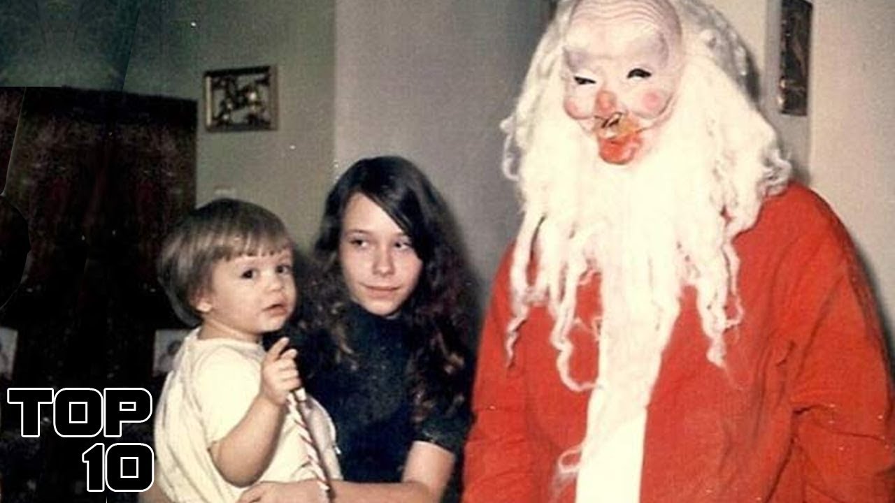 Top 10 Creepiest MALL Santas of All Time - YouTube