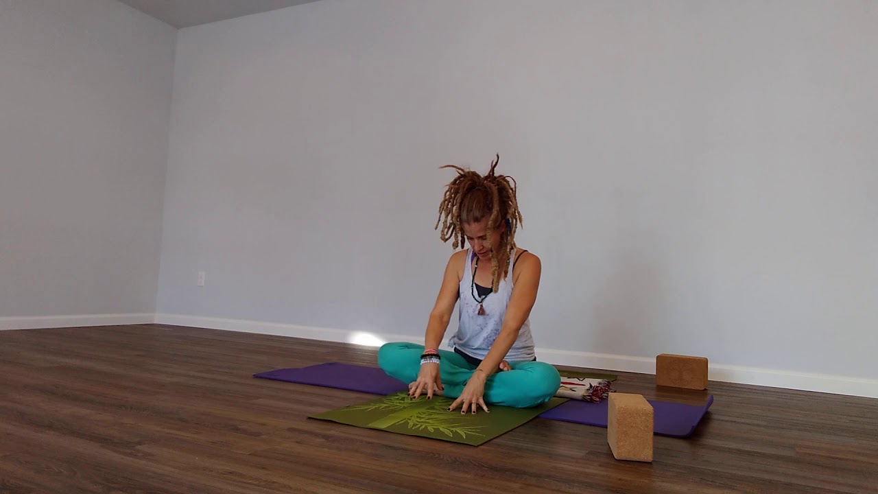 Easy Seated Forward Fold - YouTube