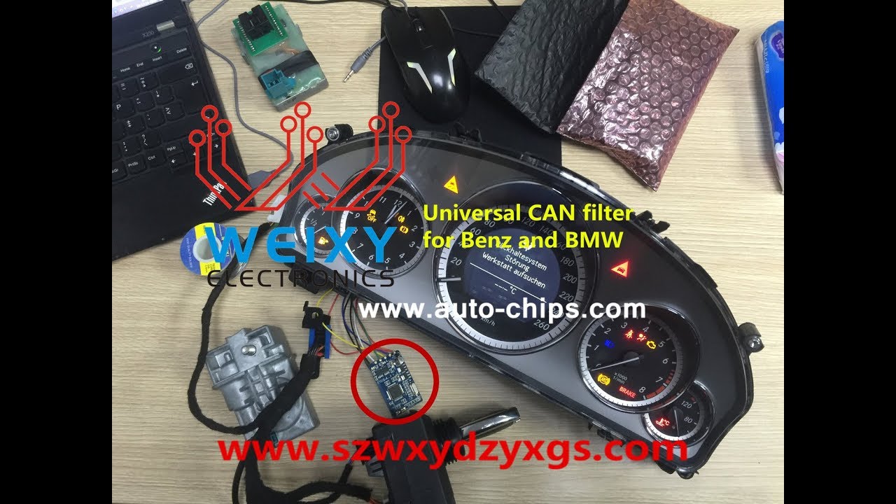 How to use Mercedes-Benz & BMW Universal CAN Filter - works on Benz ...