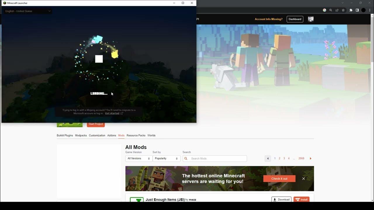 How to install Minecraft Mods (Windows) - YouTube