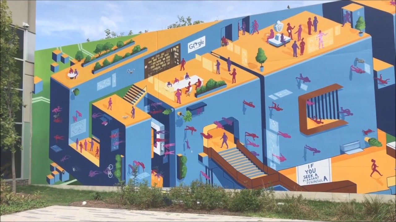 Google Mural Timelapse - YouTube