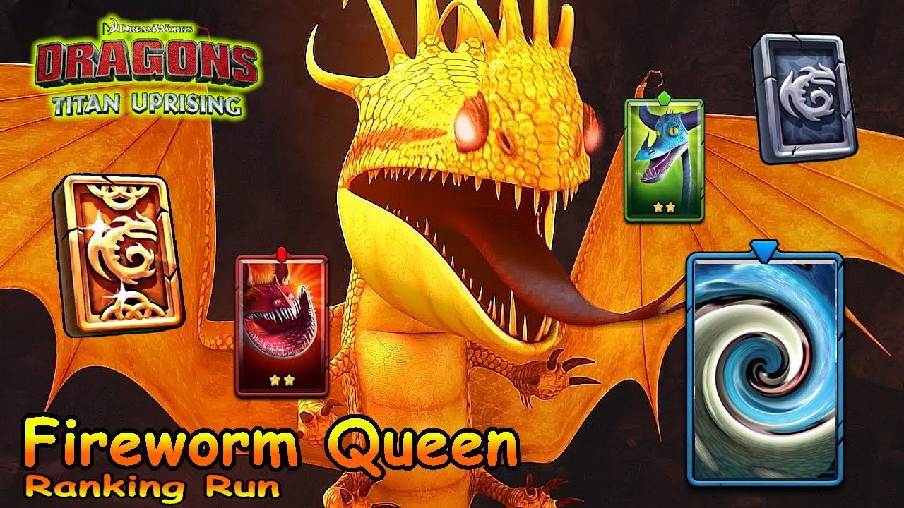 Dragons: Titan Uprising / Fireworm Queen Ranking Run / Full Battle / BP ...