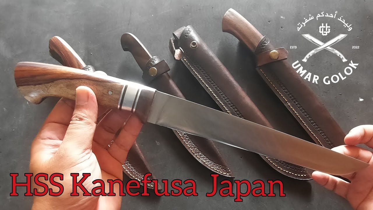Pisau Tangguh HSS Kanefusa Jepang - YouTube