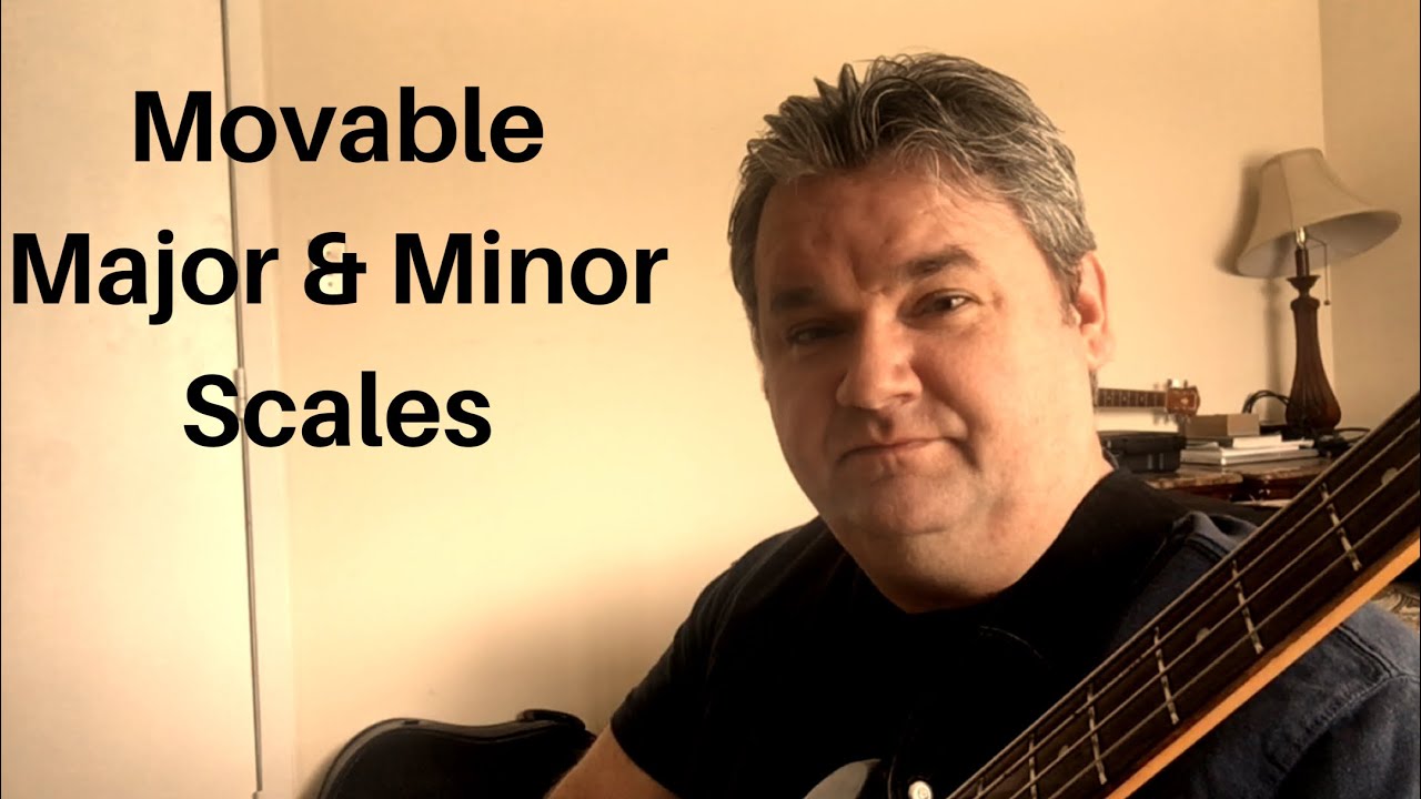 Bass Guitar Lesson Major Minor Scales Movable - YouTube