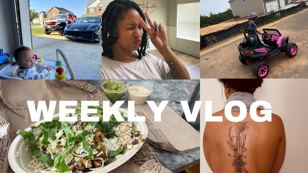 WEEKLY VLOG | Chipotle Order | Car ChitChat | Back To the Curls - YouTube