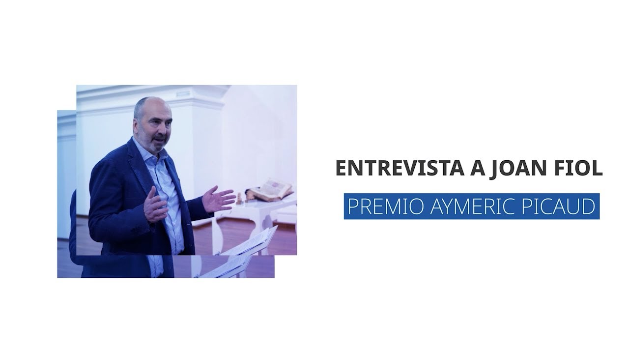 Entrevista con Joan Fiol, ganador del Premio Internacional Aymeric ...