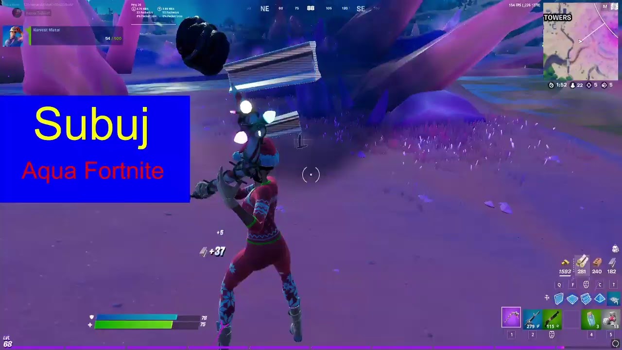 Aqua Fortnite – Pierwszy live Rekrutacja o 21 - YouTube