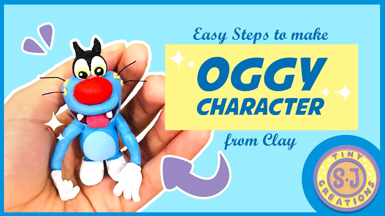 DIY Tutorial Cartoon Character Clay Making - YouTube