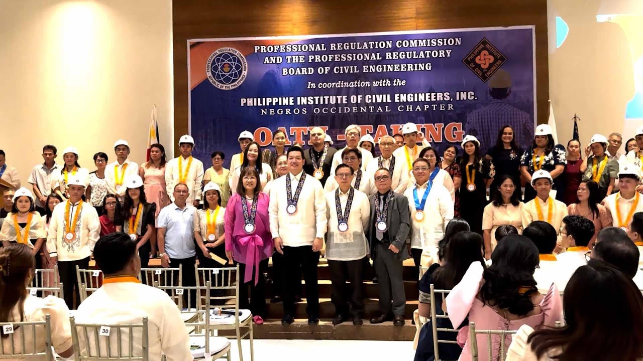 Civil engineer oath-taking - YouTube