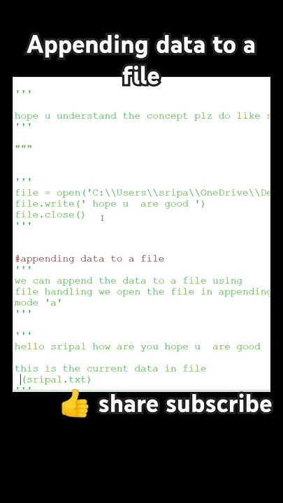 Python tutorials || file handling || short 47 #shorts #ytshorts #filehandling #shortsfeed # ...