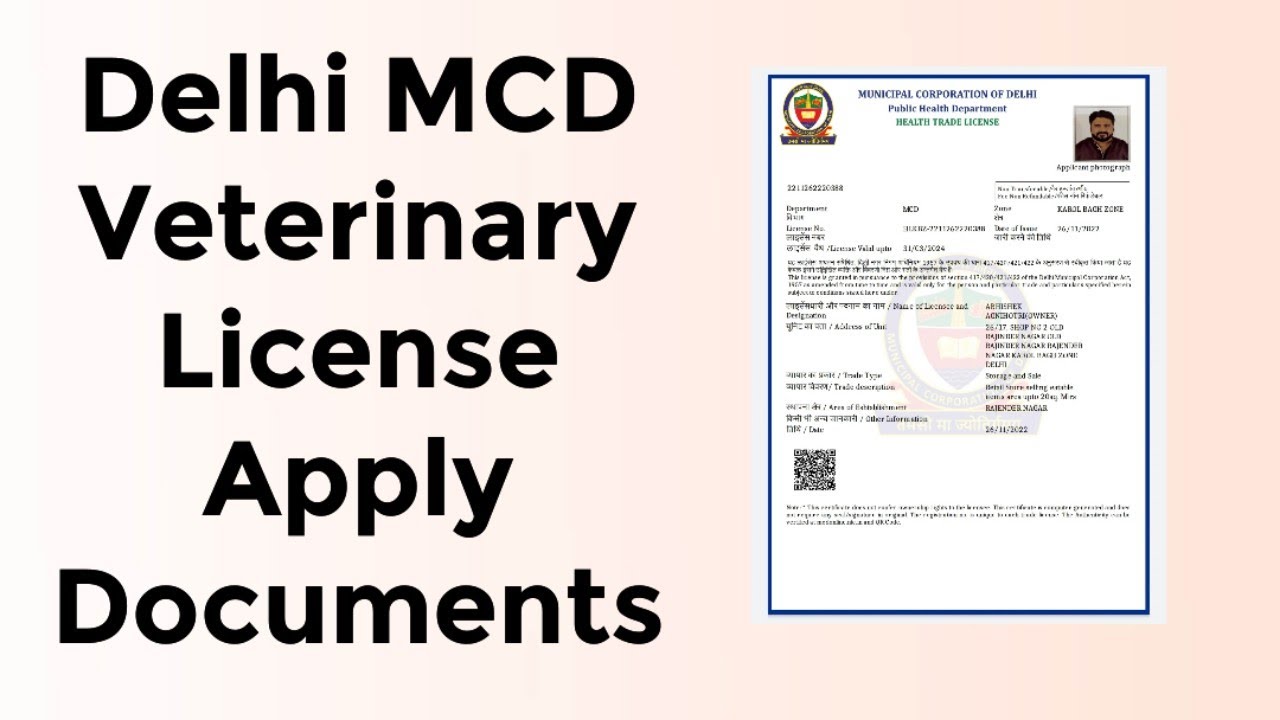 Which Documents Are Required For Delhi MCD Veterinary License | Delhi ...