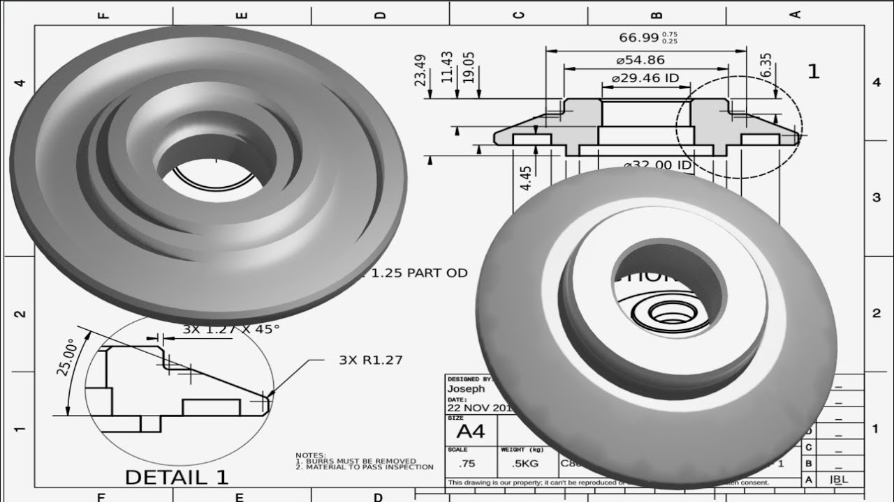 FreeCAD Model From A Drawing JOKO ENGINEERING YouTube FreeCAD Model From A Drawing JOKO ENGINEERING YouTube