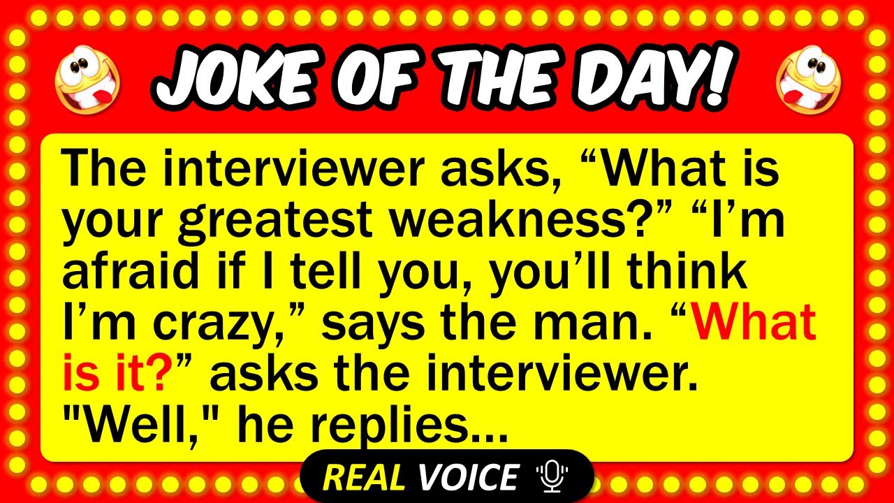 🤣 BEST JOKE OF THE DAY! - A man has been tirelessly hunting for a job ...