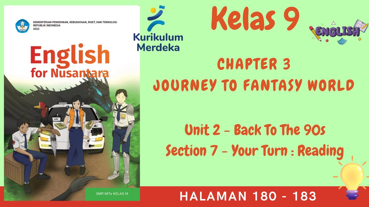 Kurikulum Merdeka Kelas 9 Bahasa Inggris Chapter 3 | Unit 2 - Section 7 | Halaman 180 - 183 ...