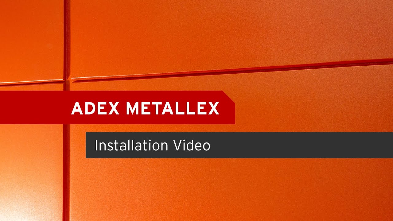 Adex METALLEX Specialty Finish - Installation Guide - YouTube