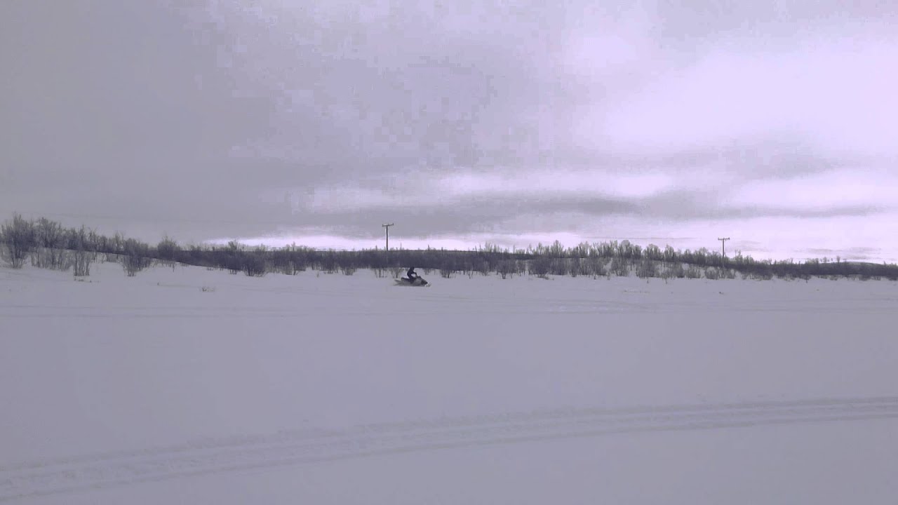 Skidoo rev turbo with new shorter track - YouTube