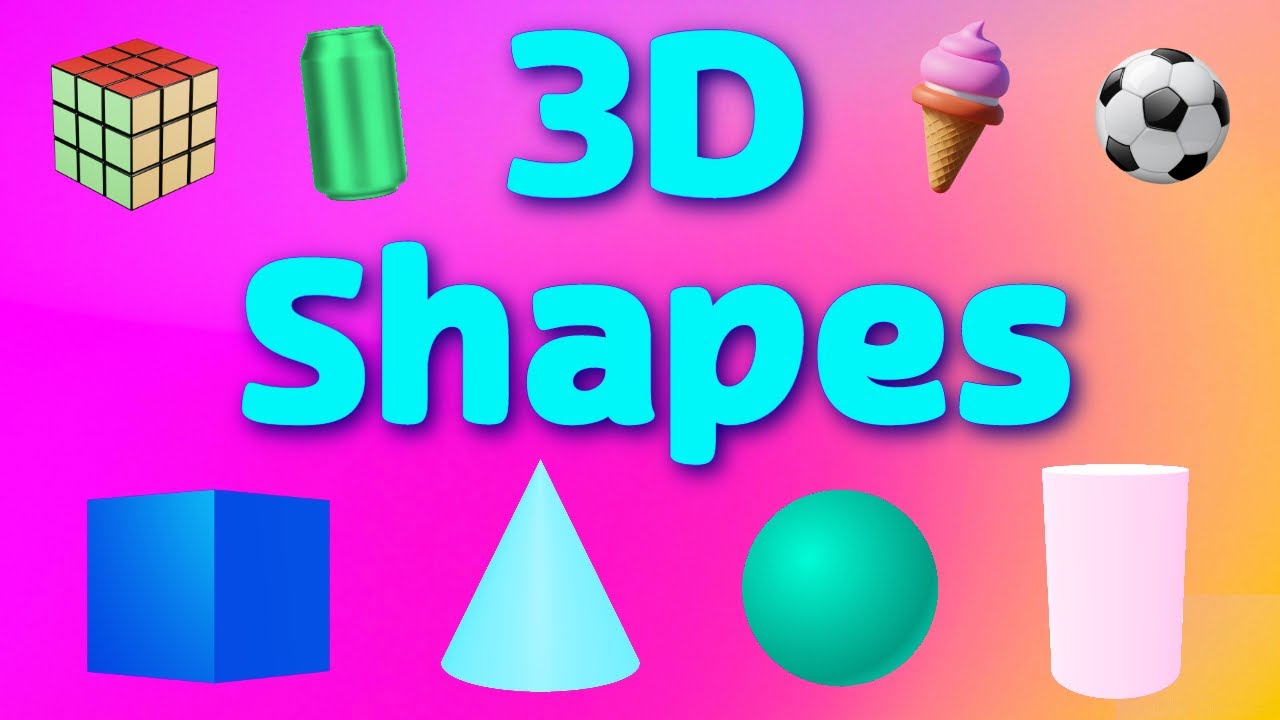 3D Shapes for Kids | Math Practice for Preschool and Kindergarten ...