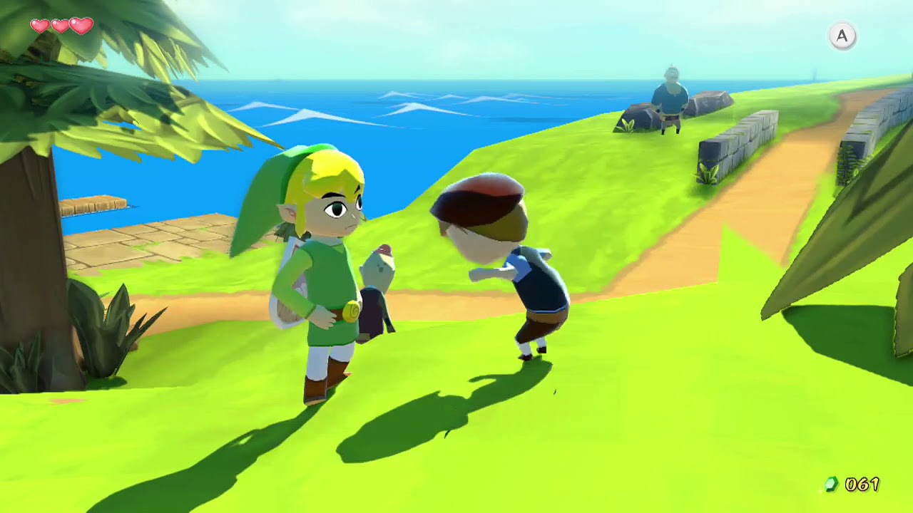 Legend of Zelda Wind Waker HD Walkthrough Part 3 Windfall Island - YouTube