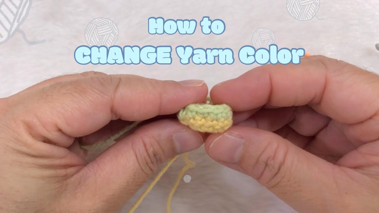 How to CHANGE YARN COLOR | Crochet Stitches Tutorial - YouTube
