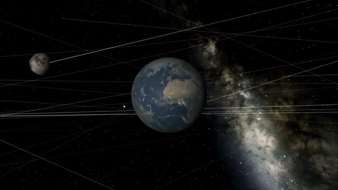 Moon Crashes into Earth Universe Sandbox #shorts - YouTube