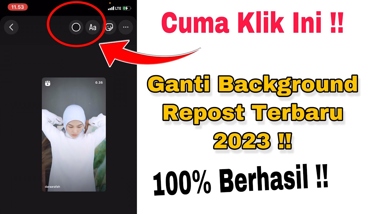 Cara Repost Story Instagram Dengan Background Warna Hitam - YouTube