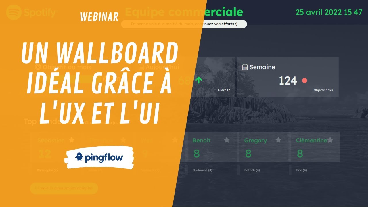 Webinar Pingview | Bonnes pratiques UX/UI pour un wallboard visuel et ...